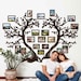 Wooden Family Tree With Photo Frames, Family Tree Art, Large Tree of ...