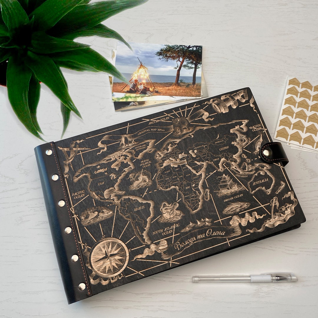 Reise Scrapbook Album Jahrestag Geschenk Wanderlust Geschenk für Paar ...