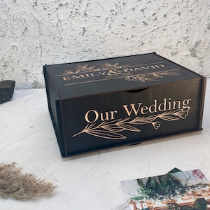 This Personalized Memory Wooden Keepsake Box is Ideal for Storing ...