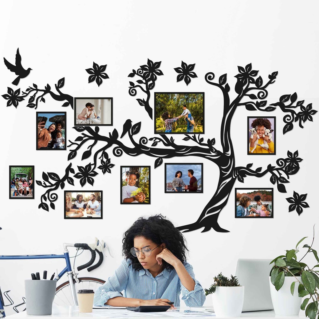 Customizable Wooden Family Tree Wall Art: Preserve Your Precious ...