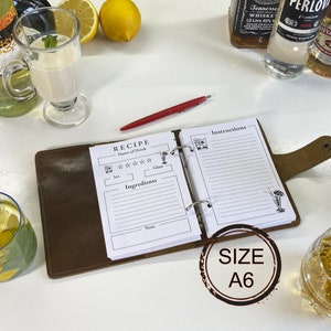 Personalized Mixology Cocktail Recipe Book Bartender Gift Bar | Etsy