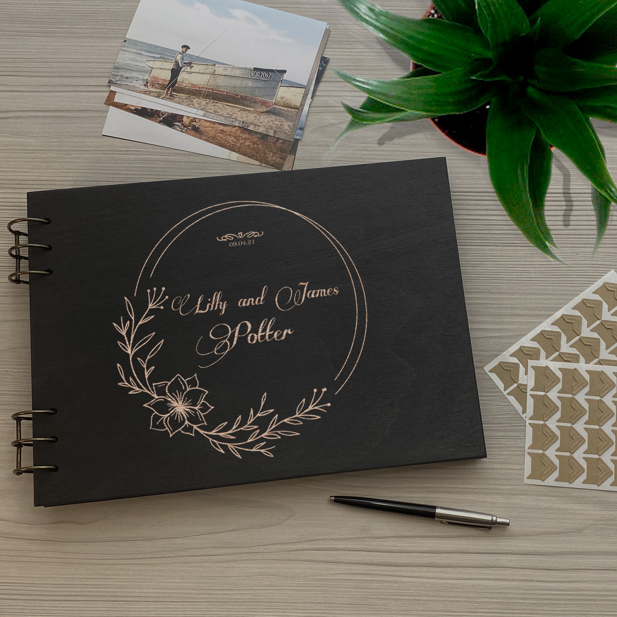 Wedding Gift Ideas Wedding Photo Album Rustic Wedding Album | Etsy