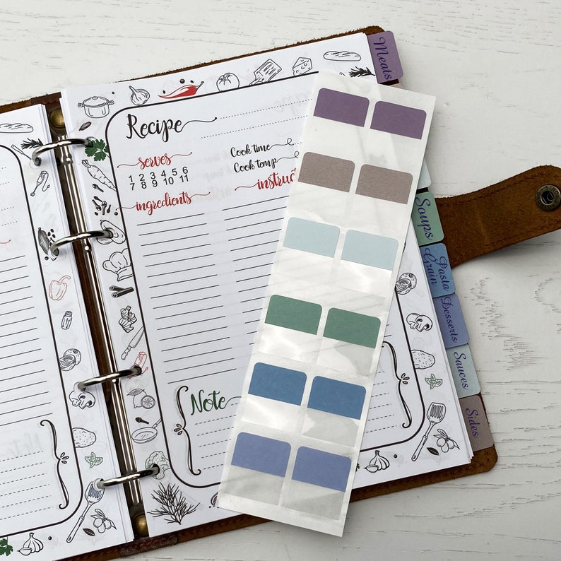 Personalized Recipe Book Blank Binder Bridesmaid Gifts Leather - Etsy