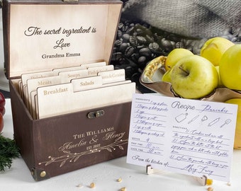 Wedding Recipe Box | Etsy