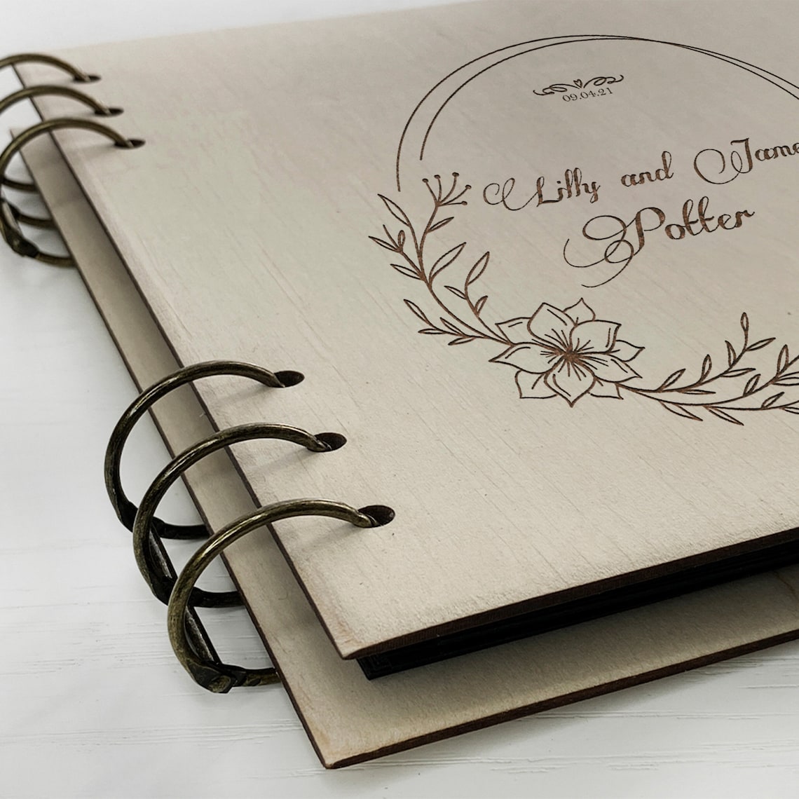 Wedding Gift Ideas Wedding Photo Album Rustic Wedding Album | Etsy