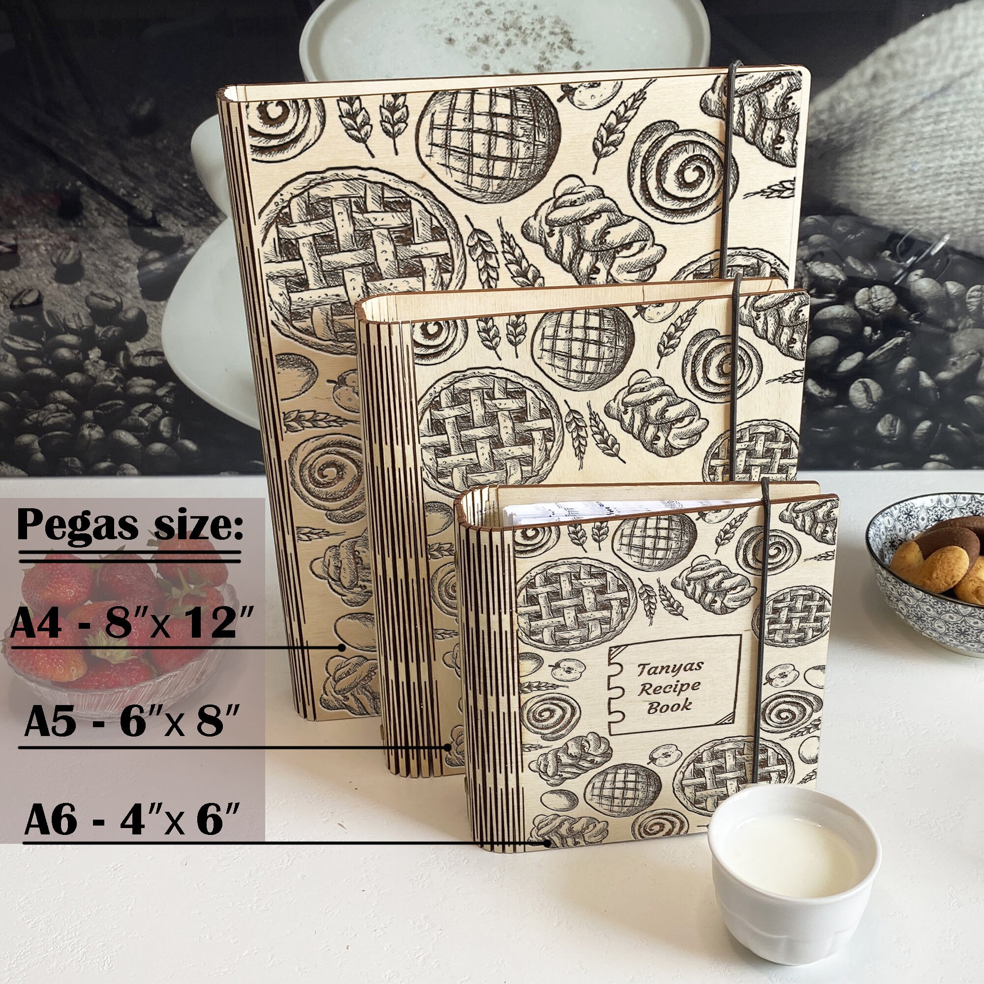 Custom Recipe Book Gift From Daughter for Mom Her Mothers Day | Etsy