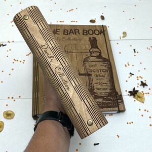 Cocktail Recipe Book Bartender Gift Bar Recipe Book Gift for Him Blank ...
