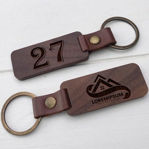 Personalized Engraved Key Fob for Hotel B&B - Custom Name, Room Number ...