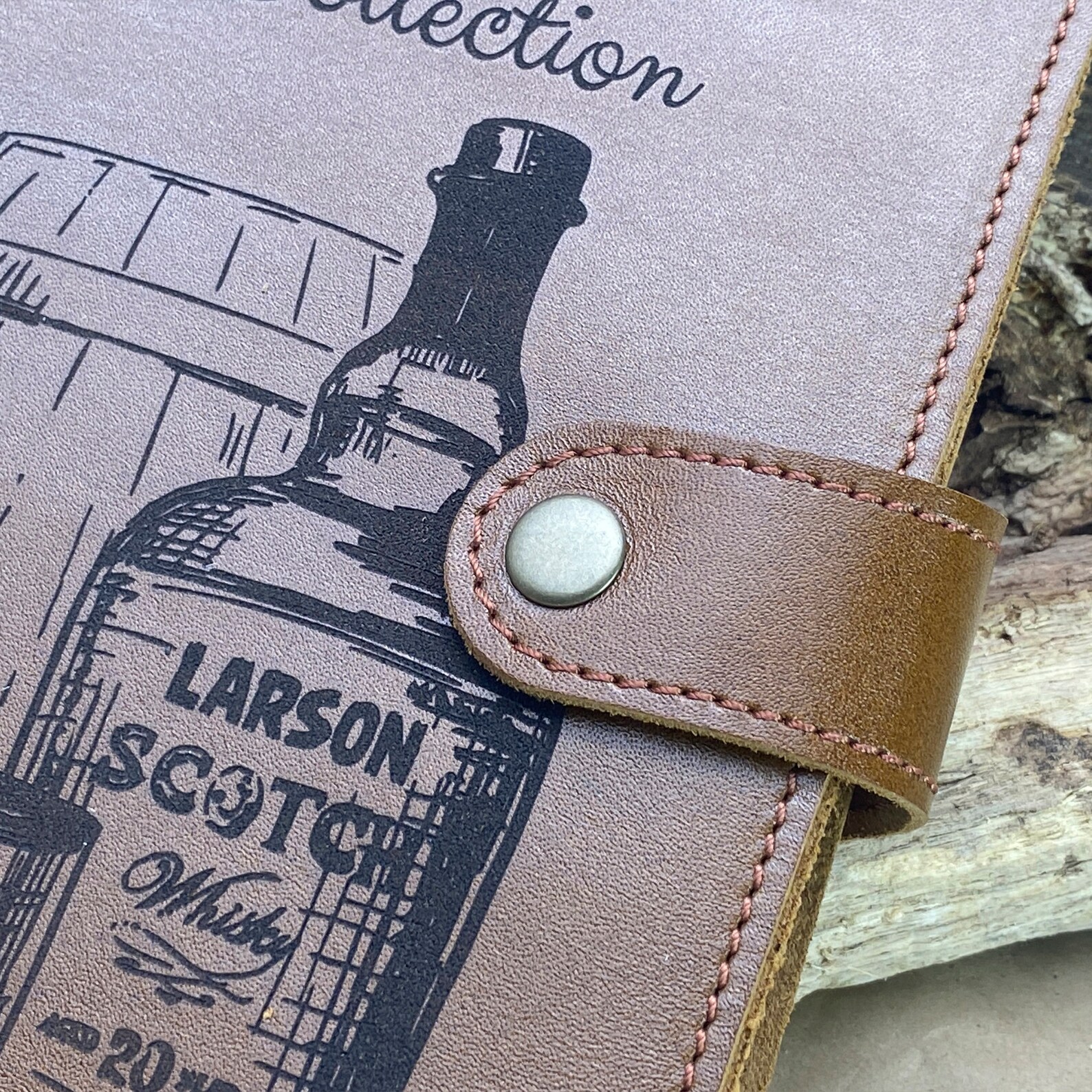 Custom Leather Cocktail Recipe Book Bartender Gift Bar Recipe Book Gift ...