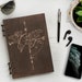 Travelers Notebook Custom Wooden Notebook Minimalist Planning Engraved ...
