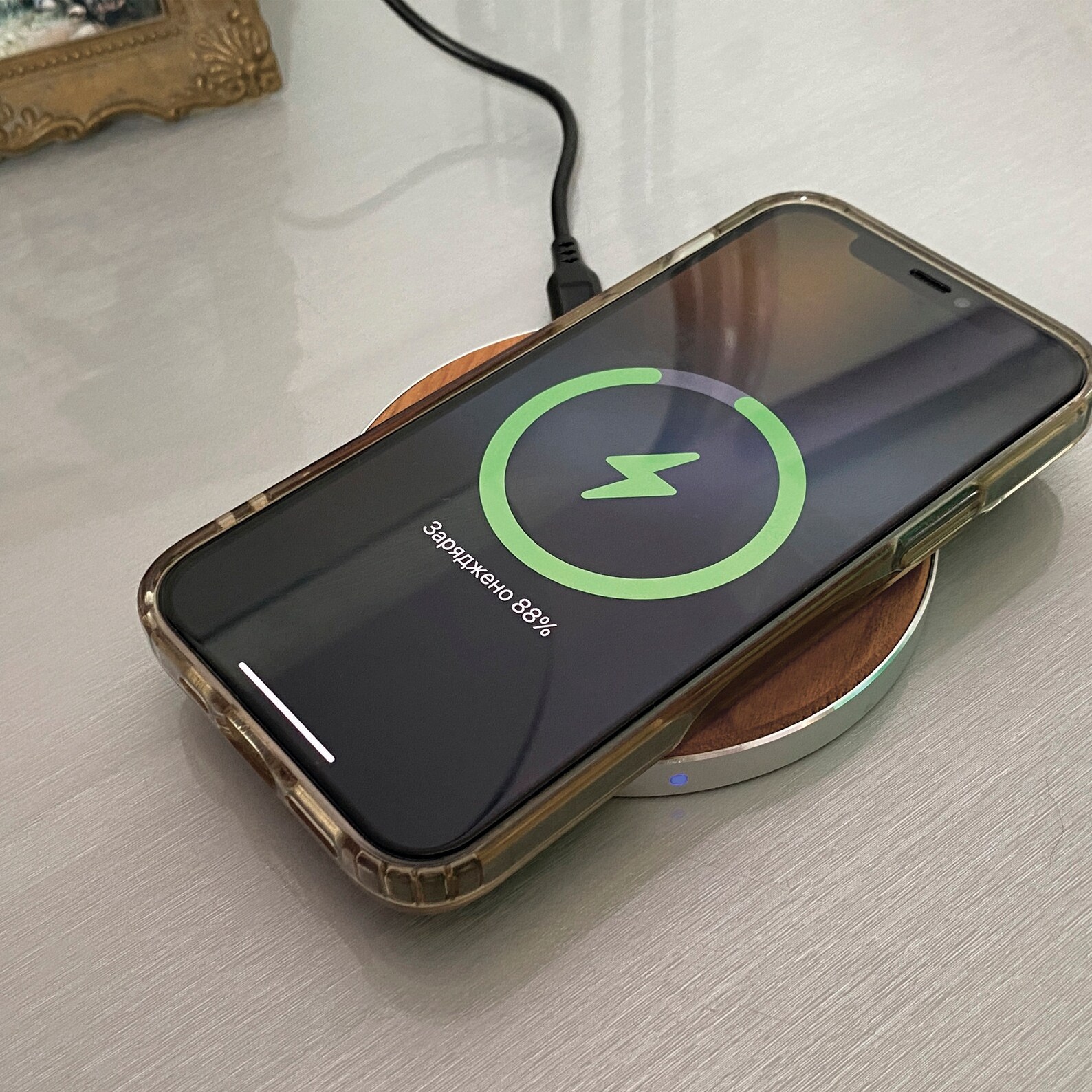 Laser Etched Wireless Charger Personalized With Office Accessories ...