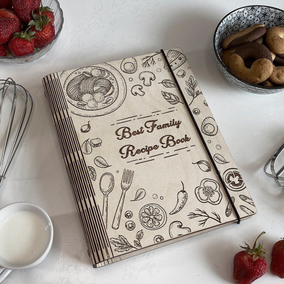 Personalized Recipe Book Housewarming Gift for Her Personalized ...