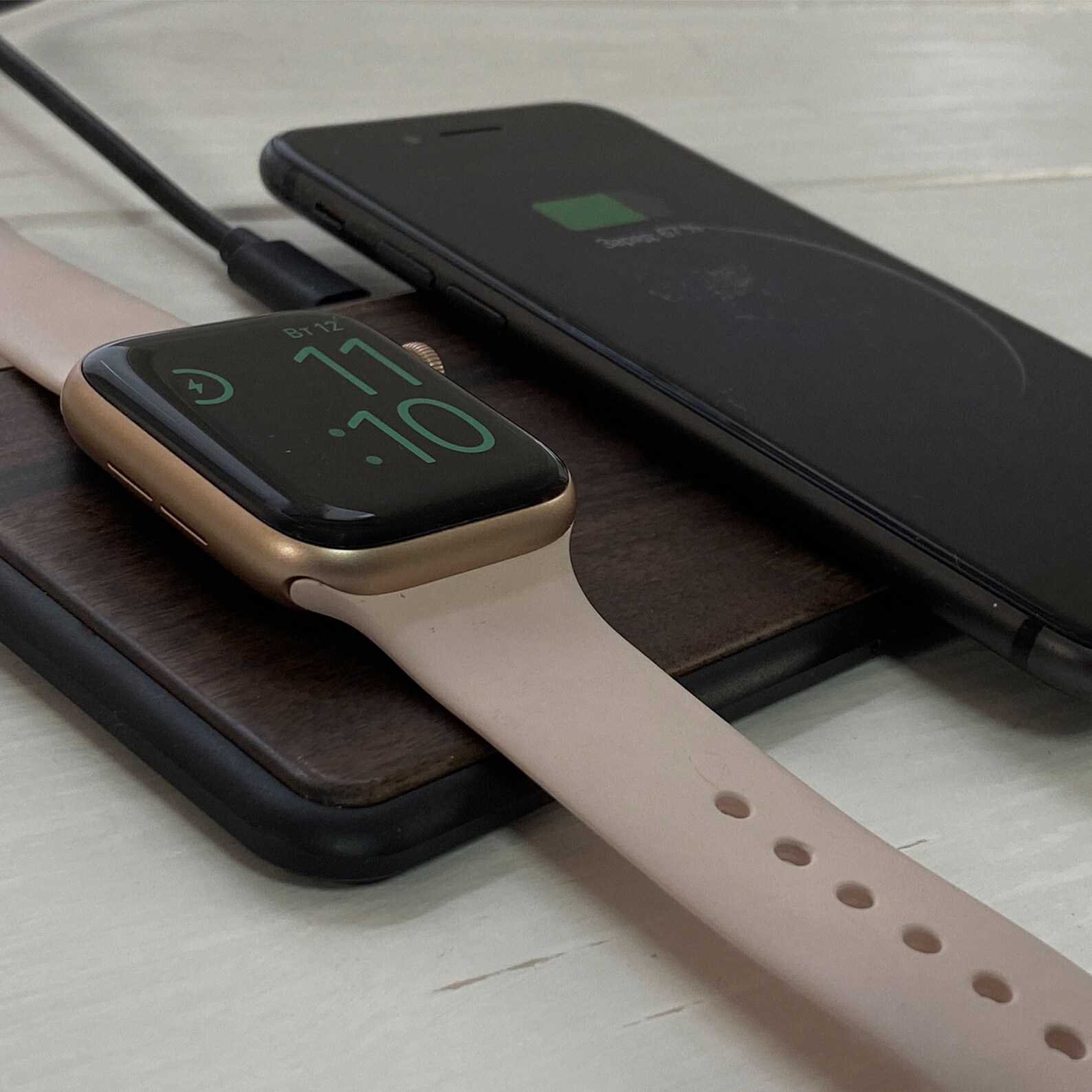 Personalized Wood Dual Wireless Charger Qi Tech Gifts for - Etsy Canada