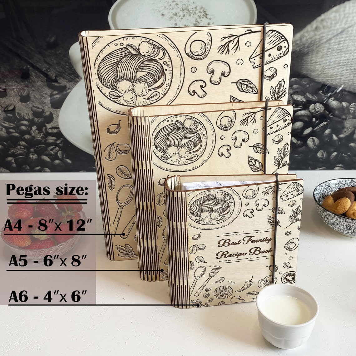 Personalized Recipe Book Housewarming Gift For Her | Etsy