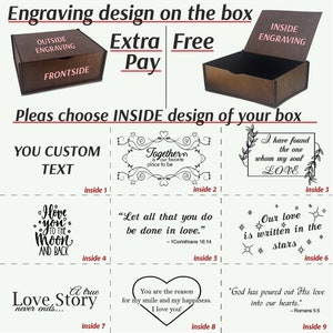 This Personalized Memory Wooden Keepsake Box is Ideal for Storing ...