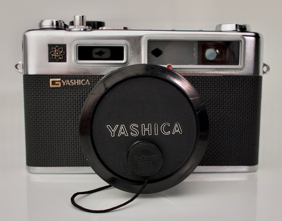 Serviced Near Mint Yashica Electro 35 G Rangefinder Film Camera Yashinon 45mm F1.7 + Lens Cap ...