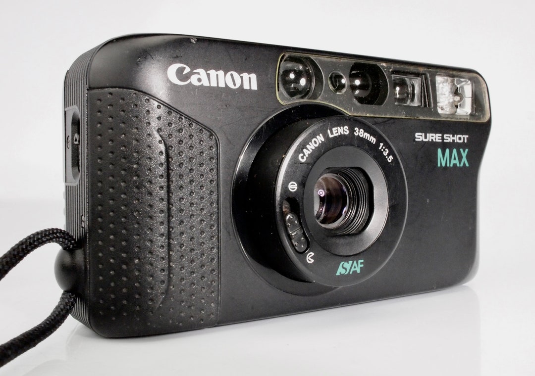 Canon Sure Shot Max Compact 35mm Point Shoot Film Camera 38mm F3.5 Fast ...
