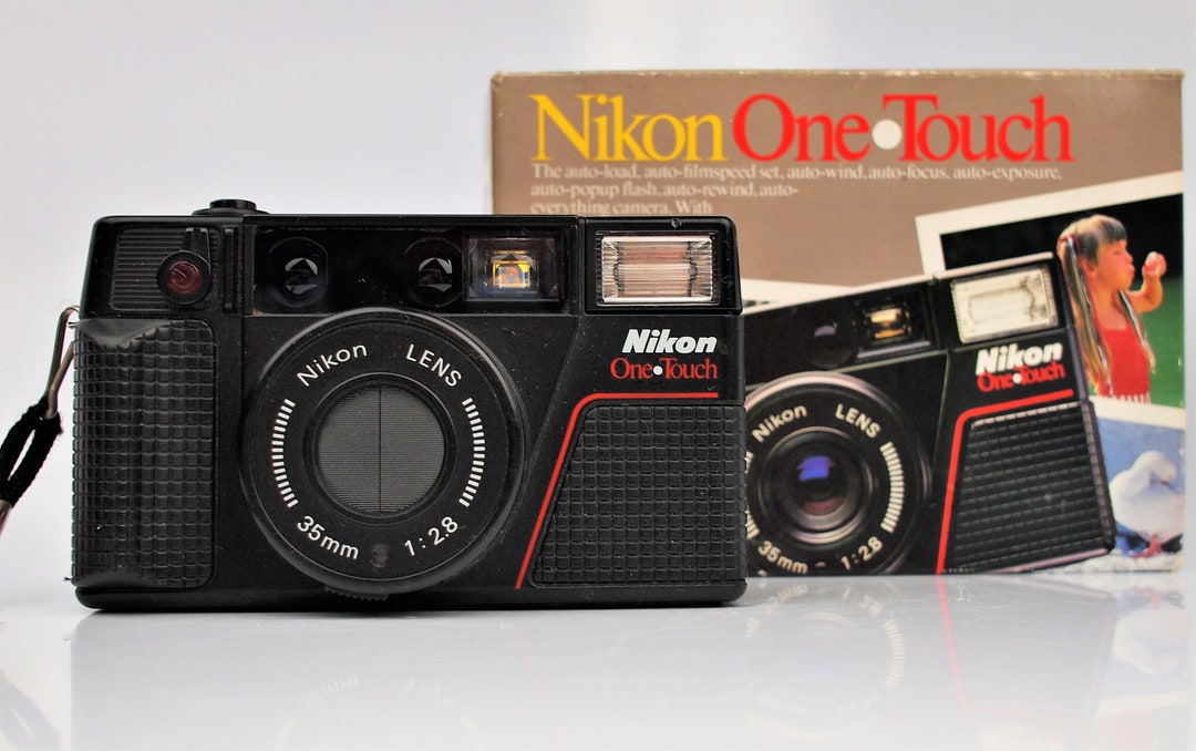 Nikon One Touch Point and Shoot 35mm Film Camera 35mm F2.8 Fast Lens ...