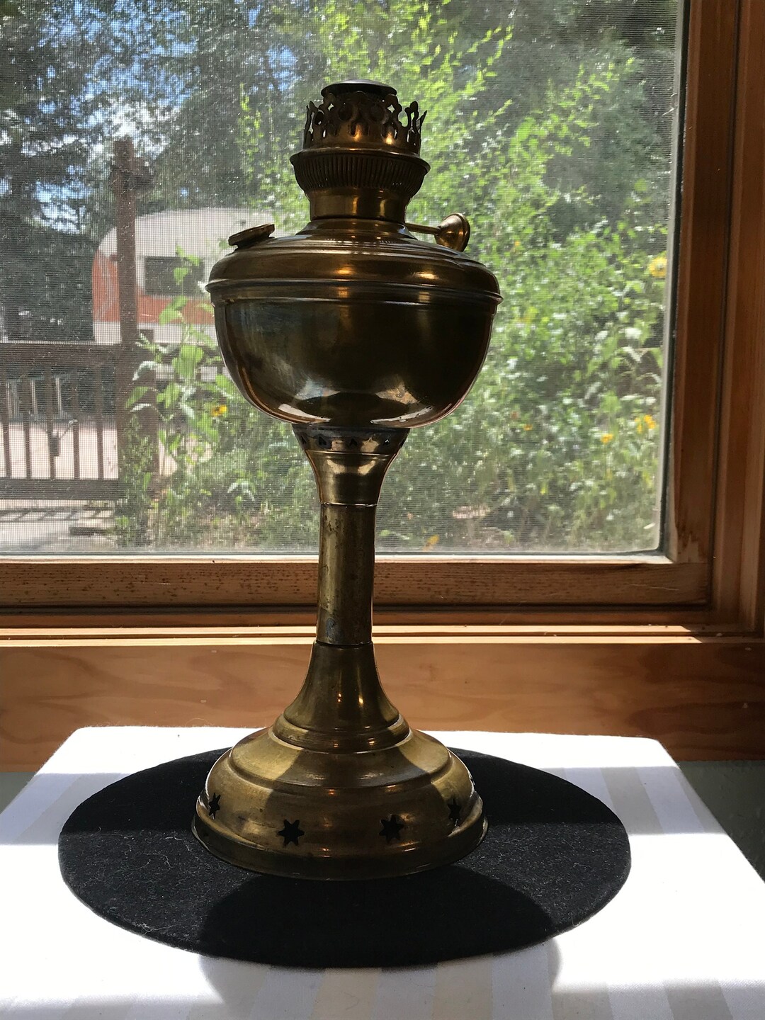 Antique Otto Muller 1880 Russian Brass Kerosene Vintage Lamp - Etsy