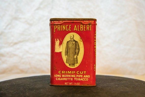 Vintage Prince Albert Pipe and Cigarette Tobacco Tin - Etsy