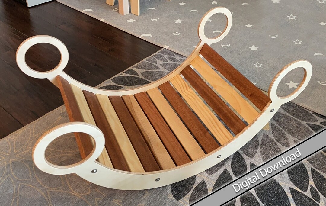 DIY Children's Rocker / Balance Board (cnc/woodworking Construction ...