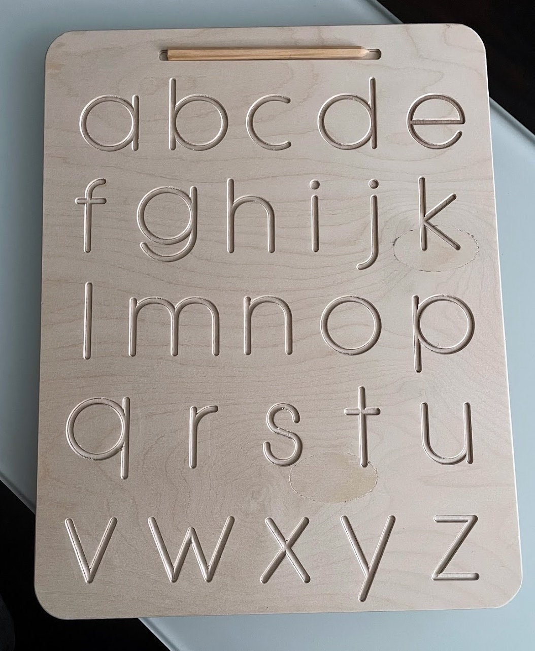Alphabet Tracing Board (double Sided) - Digital CNC Plan - Etsy