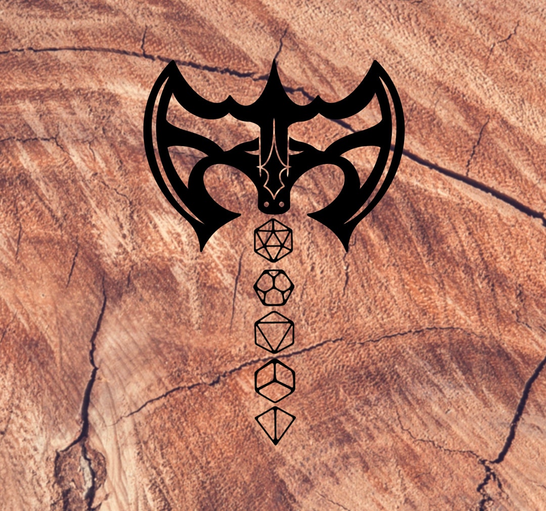 Dice Ax Decal - Etsy