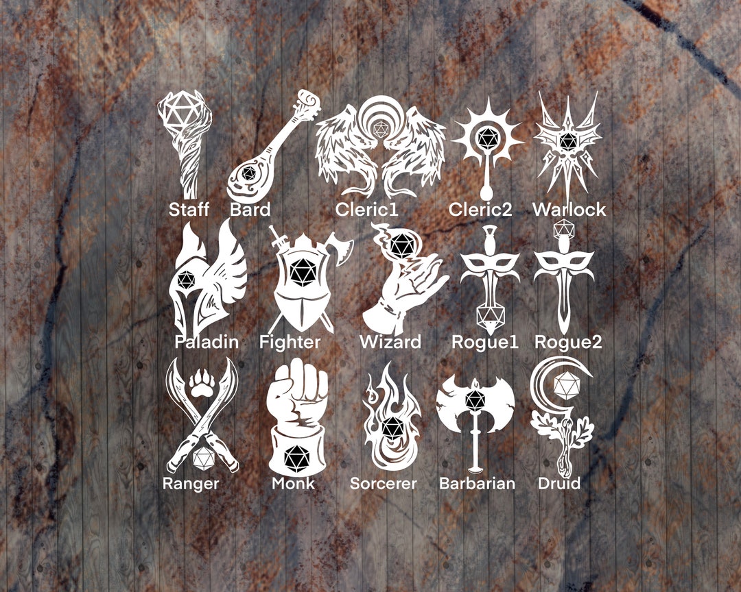 Tabletop Class Decals - Etsy