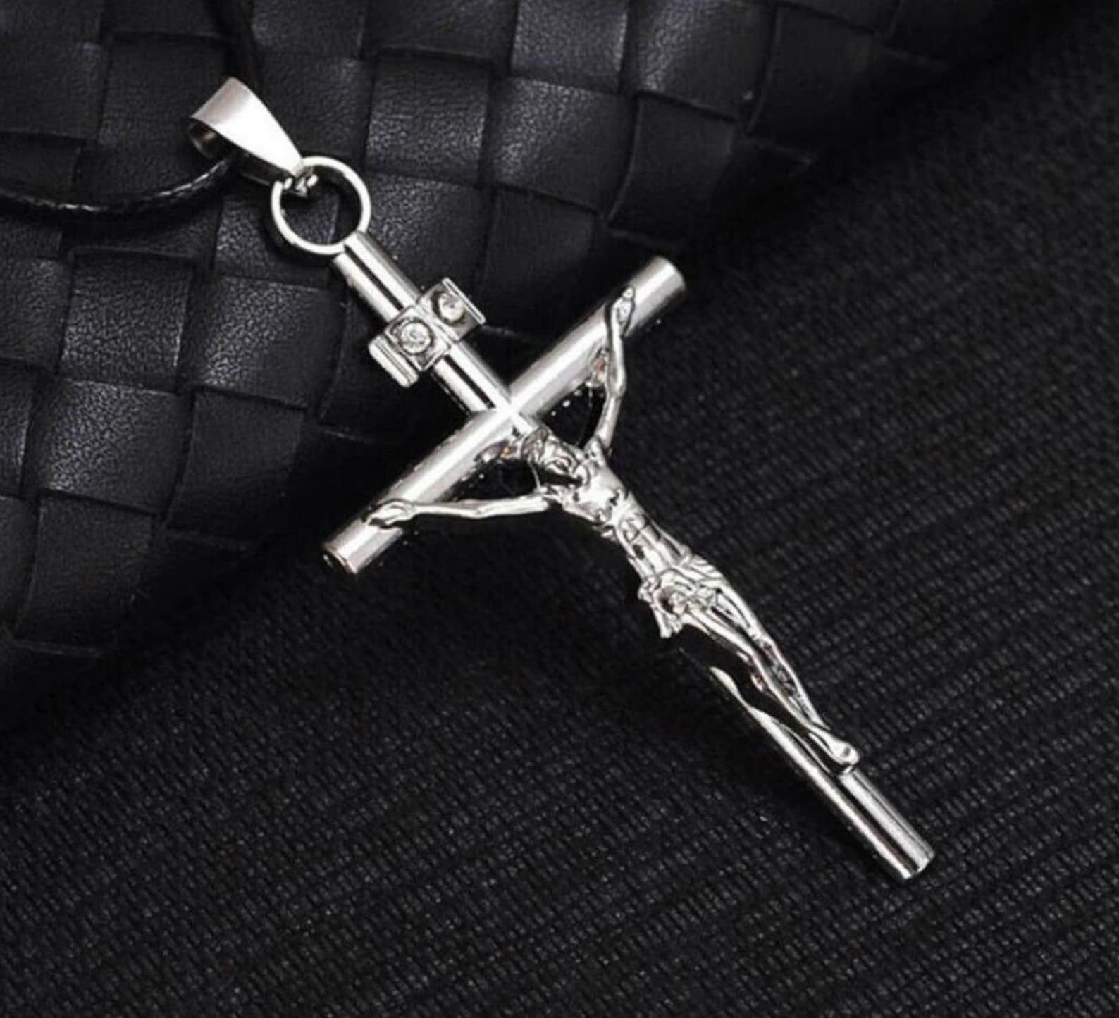 Men's Genuine Shungite Rosary, Catholic Rosaries, Prayer Necklace, Dad ...