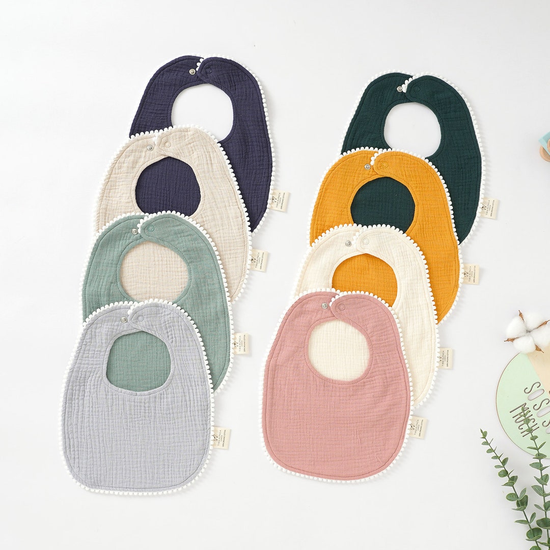 Tiny Alpaca | Organic Natural Cotton Baby Bib | 0-2 Year | Gender ...