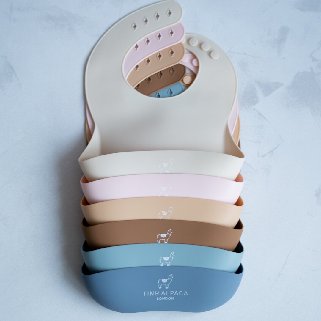 Silicone Baby Bib With Collecting Tray | Bpa-free, Waterproof ...