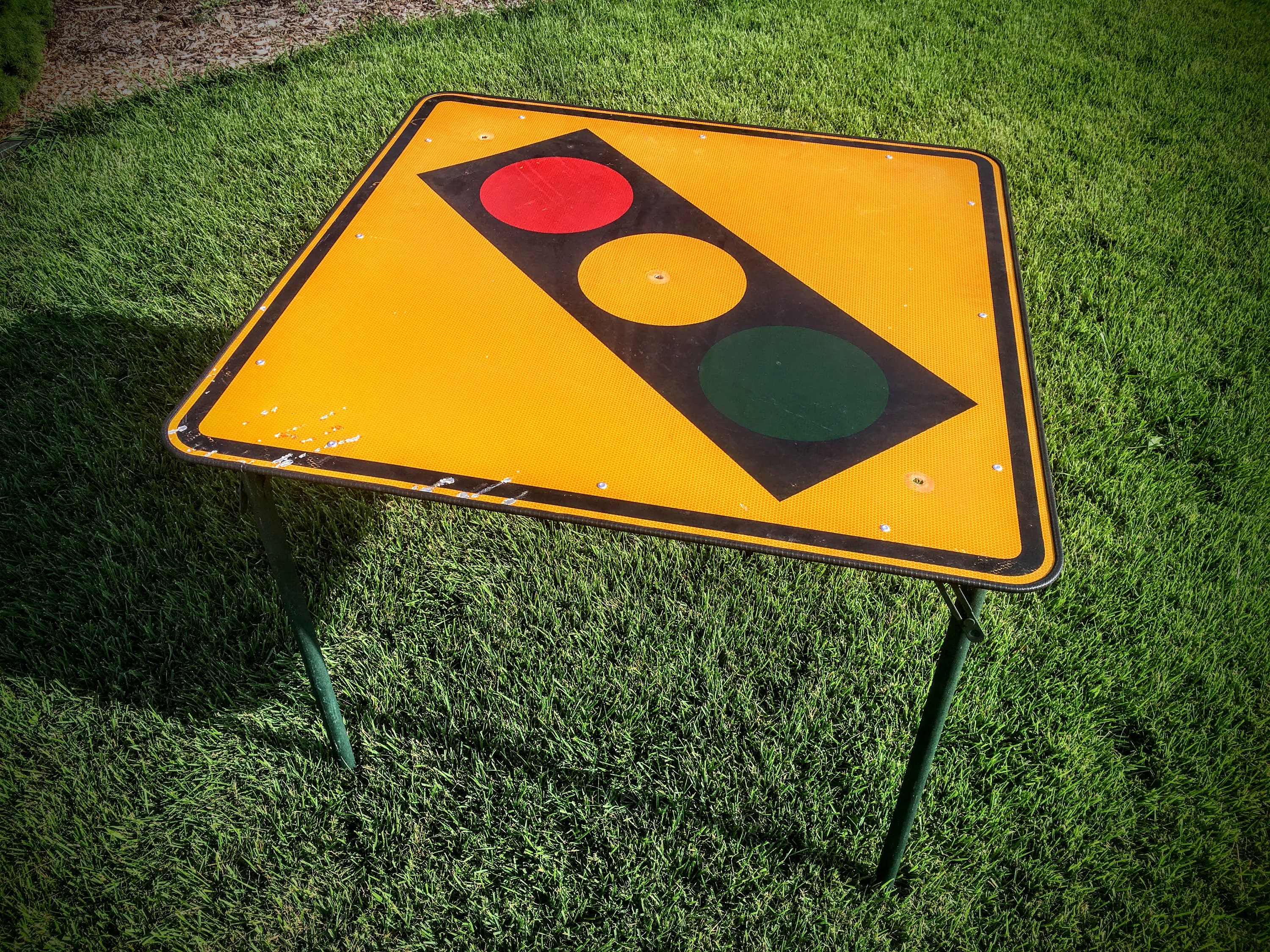 Traffic Light Ahead Sign
