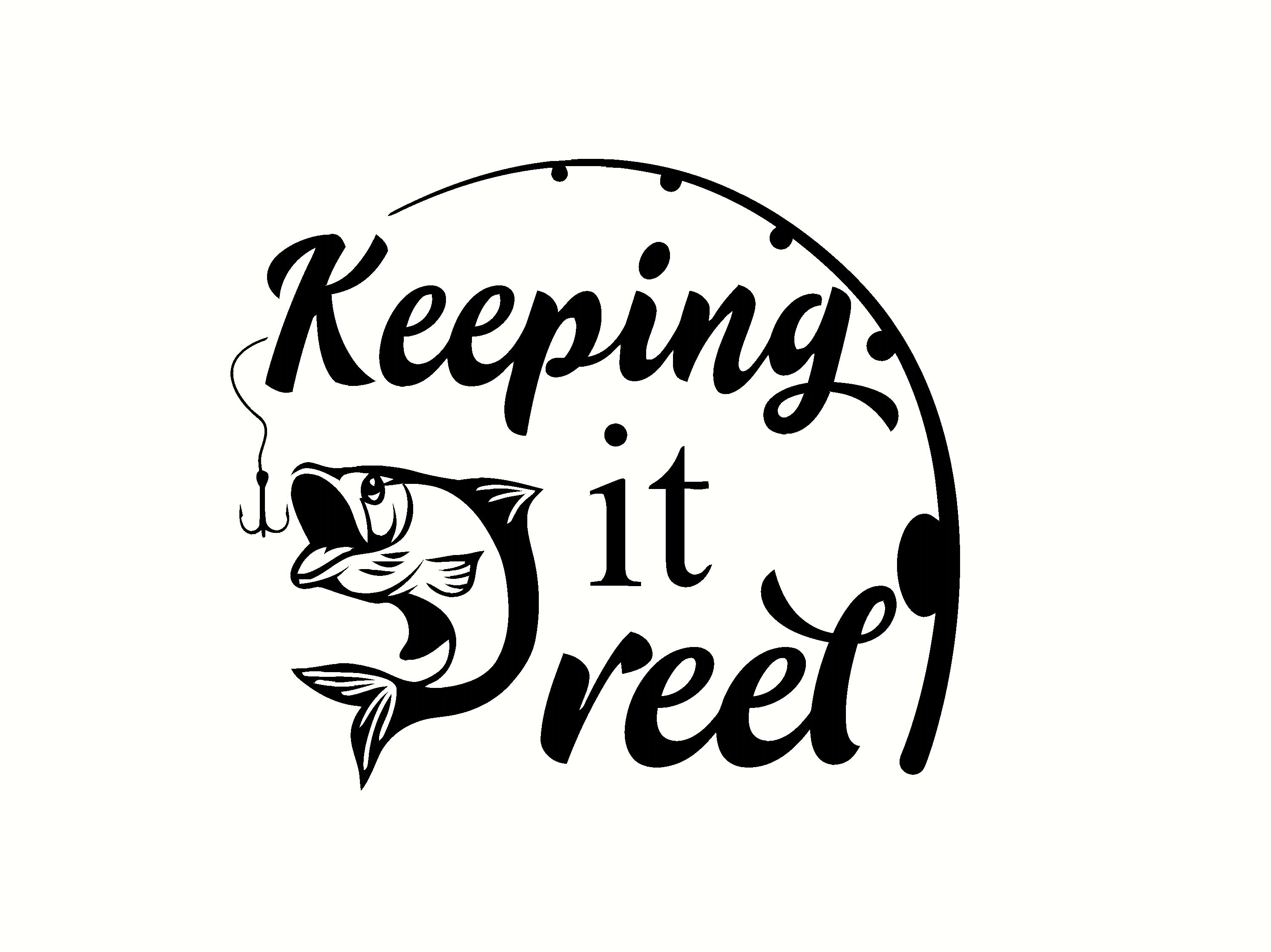 Keeping It Reel Decal Sticker 5.5 X 6.5 - Etsy