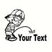 Calvin Pee on Ford Cowboy Calvin Decal Sticker 5.5 X 5.5 - Etsy