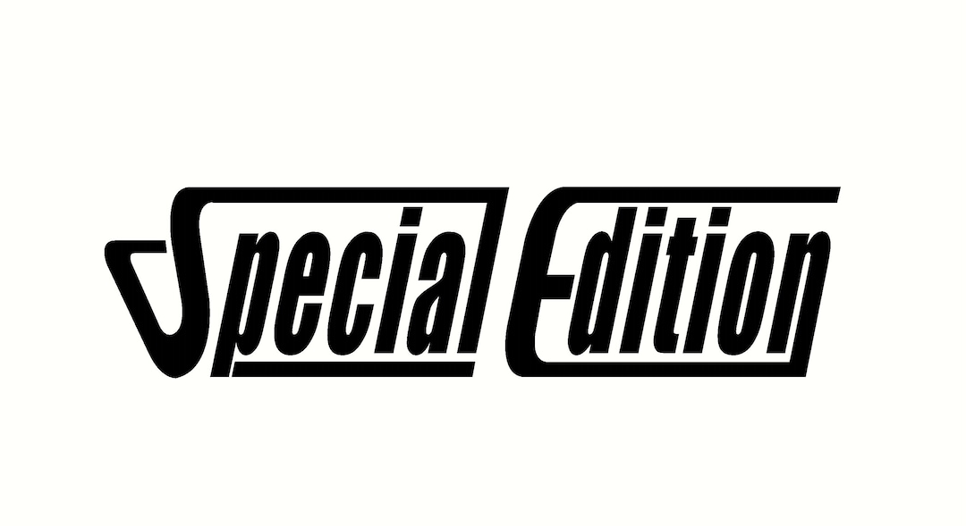 Special Edition Decal Sticker Any Smooth Surface - Etsy