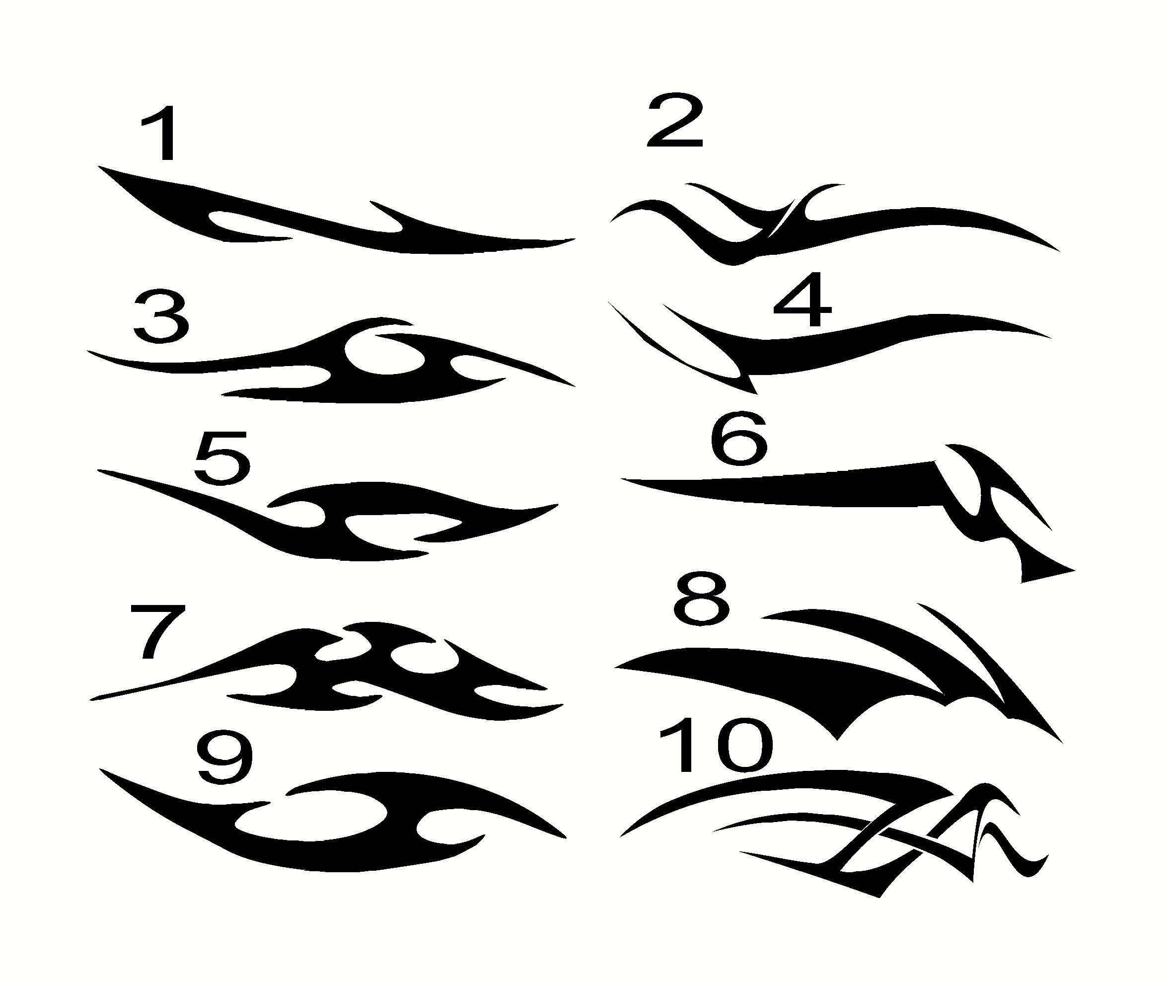 Tribal Designs 10 to Choose From Decal Sticker Quality Vinyl 2.50 to 4. ...