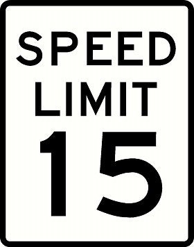 Speed limit mini decal you pick 10 choices any smooth surface | Etsy
