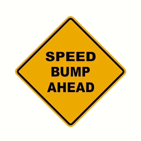 Speed Bumps Sticker - Etsy