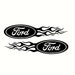 Flaming Ford Logo Decals Set of 2 Each Right Left Ford Logo | Etsy