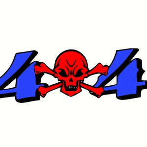 Skull 4x4 Decal Many Sizes Even With Color See Images 4.50x8.50 - Etsy