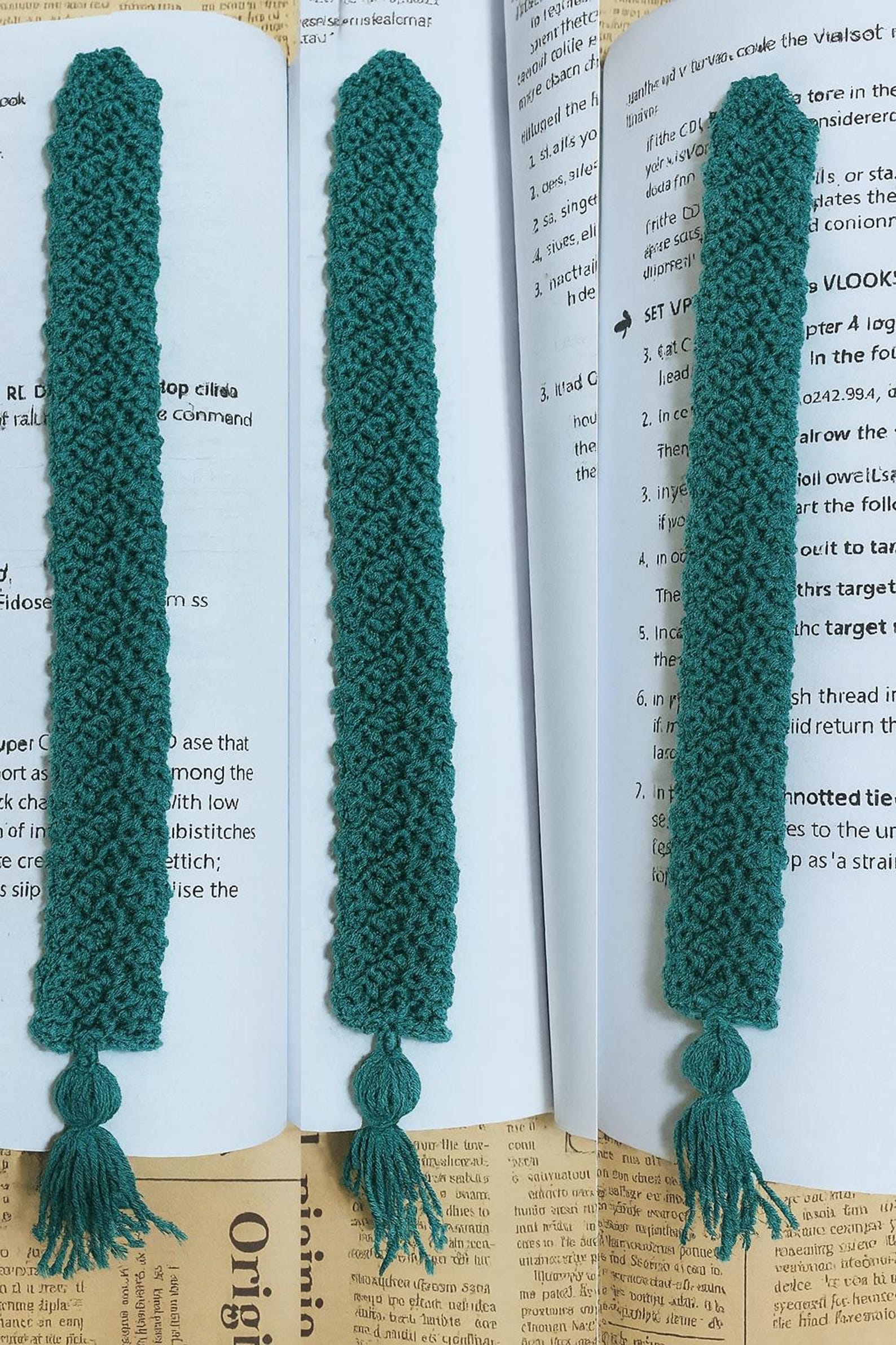 Braid Crochet Bookmark Pattern: Easy DIY Tassel (PDF Download) - Etsy