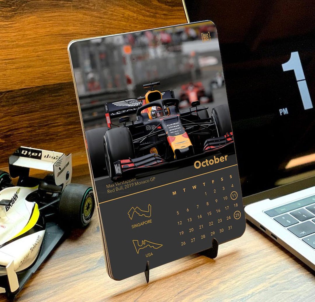 2026 Formula 1 Calendar for F1 Fans - With Framable Photo Prints - Etsy