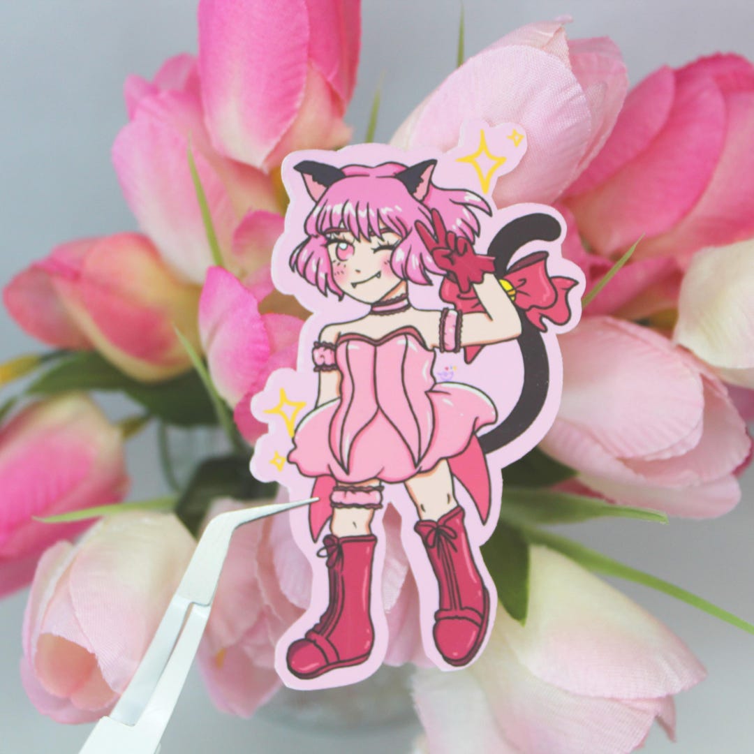 Tokyo Mew Mew Matte Vinyl Sticker | 3 in X. 1.5 | Waterproof Sticker ...