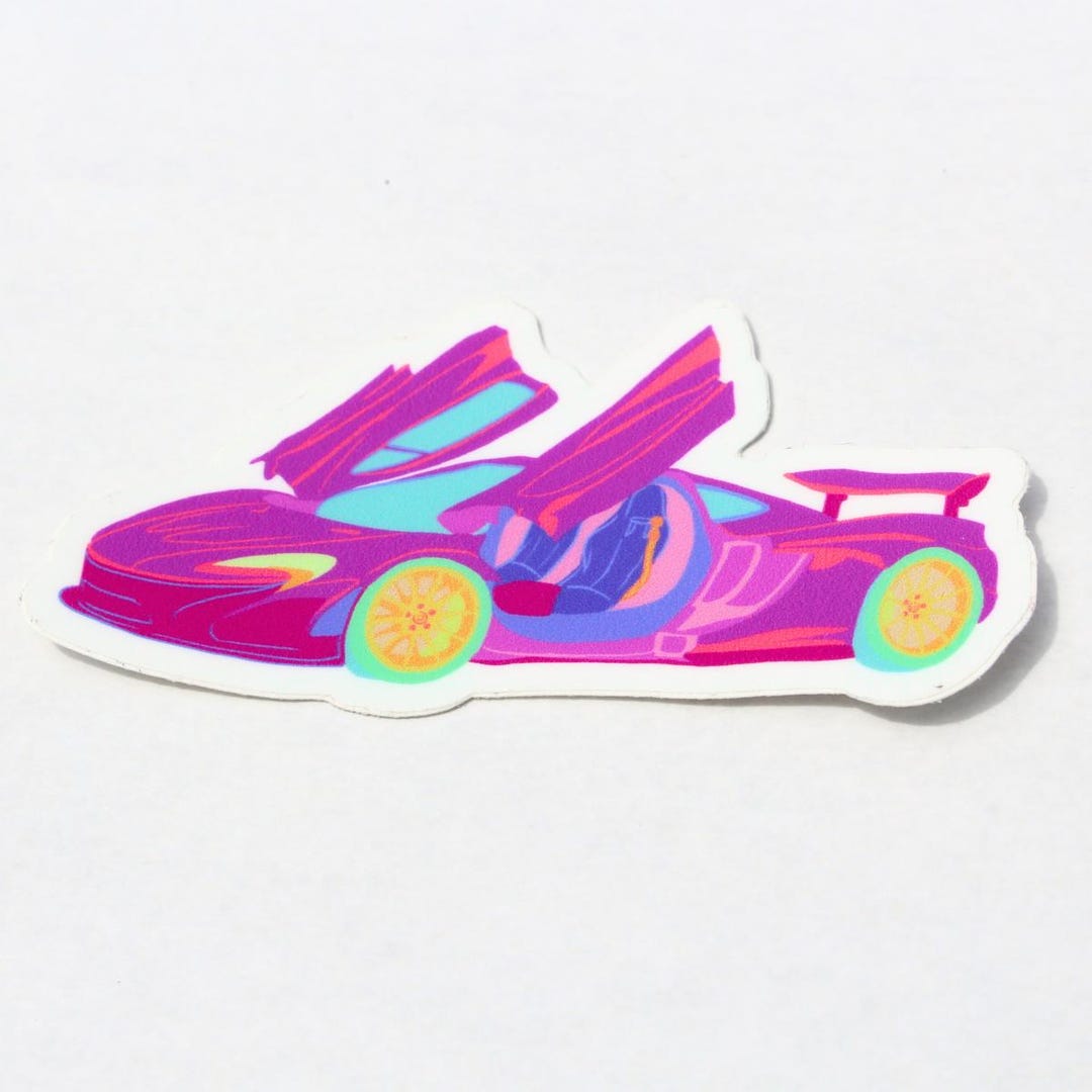 Mclaren P1 Supercar Sticker: Nova Palette Vinyl Decal - Etsy