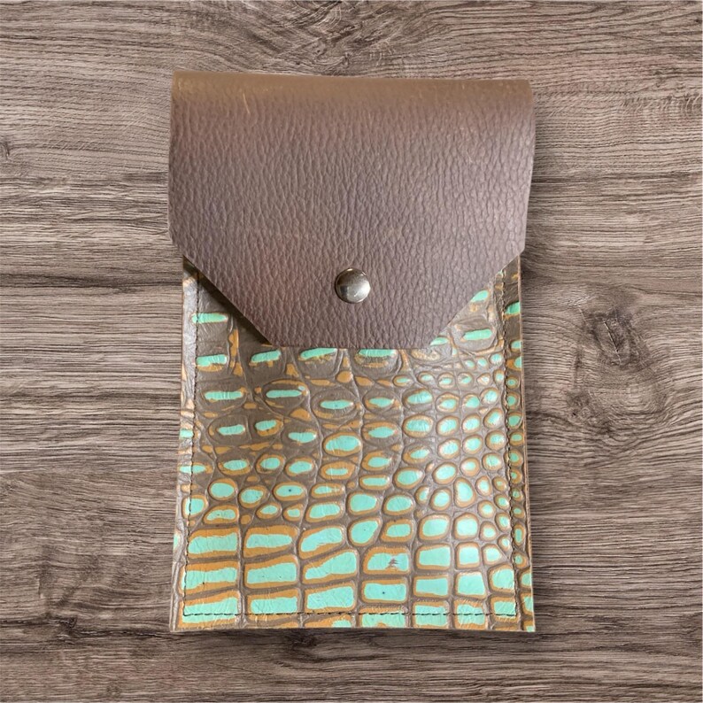Leather Rear Cinch Phone Holder – Handmade Western Saddle Cell Phone ...