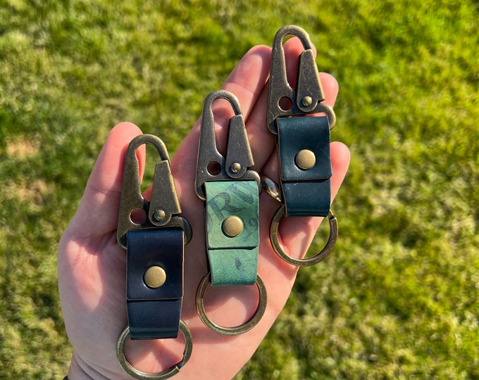 Horween Shell Cordovan Key Chains - Etsy