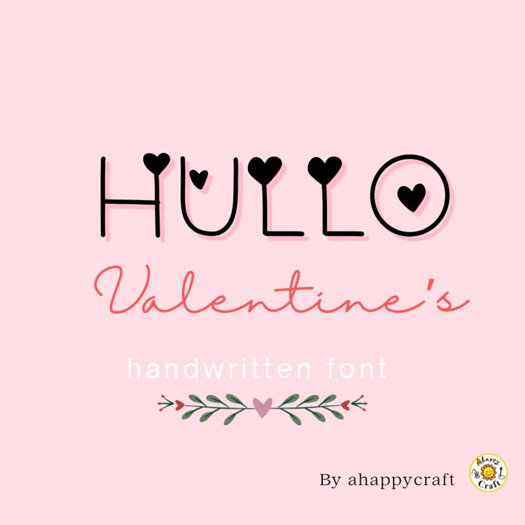 Love Love Hand Written Cute Font - Etsy