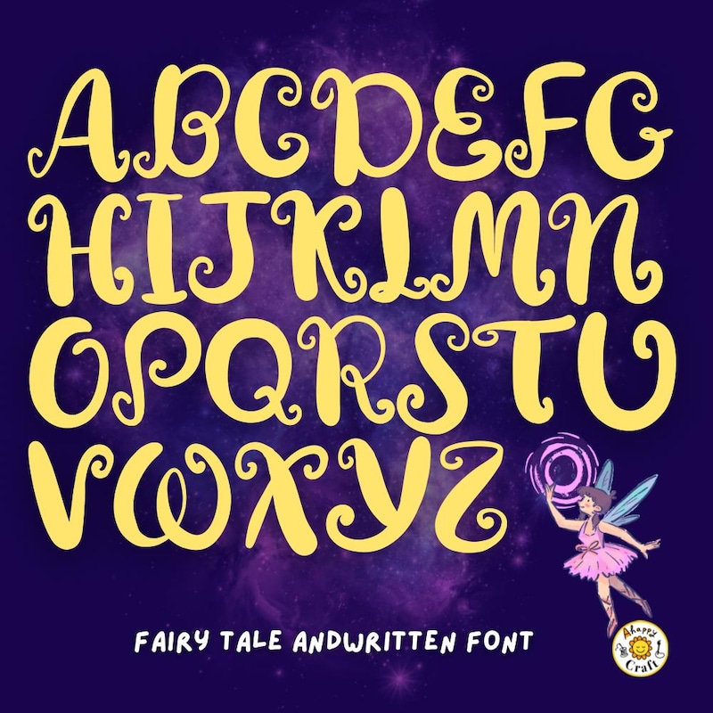 Fairy Tale Font - Etsy