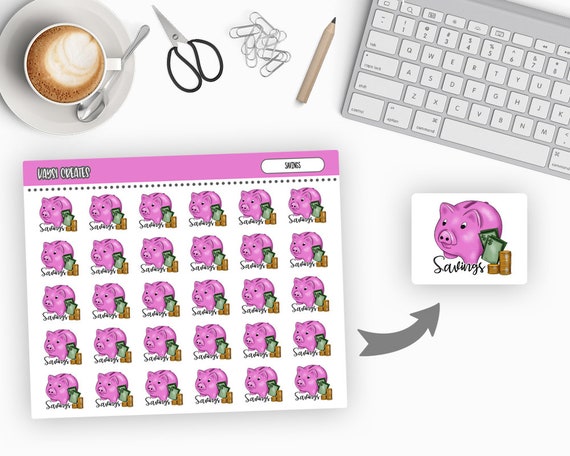 Savings Stickers | Etsy