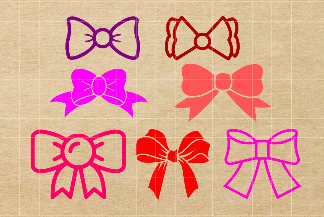 Bow SVG, Hairbow SVG, Hair Bow SVG, Girl Svg, Hair Svg, Hair Bow Cut ...